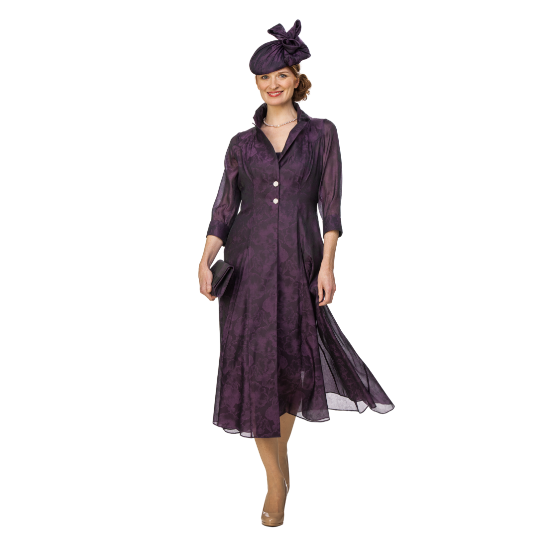 Stunning Purple Mother of the Bride/Groom Outfits for Autumn Weddings
